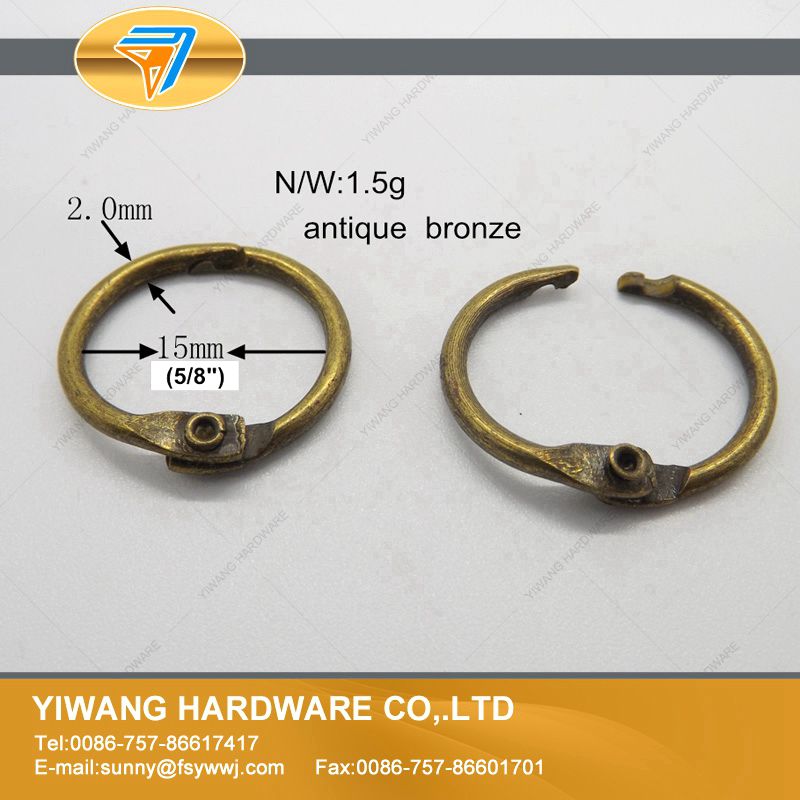 antique bronze loose-leaf ring office binding ring... – Grandado