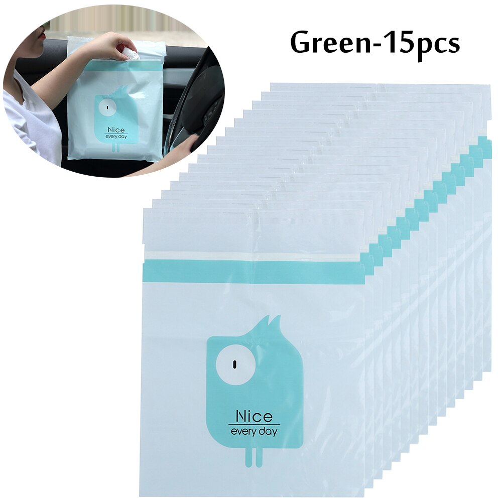 15Pcs Draagbare Opknoping Auto Trash Bag Leuke Car... – Grandado