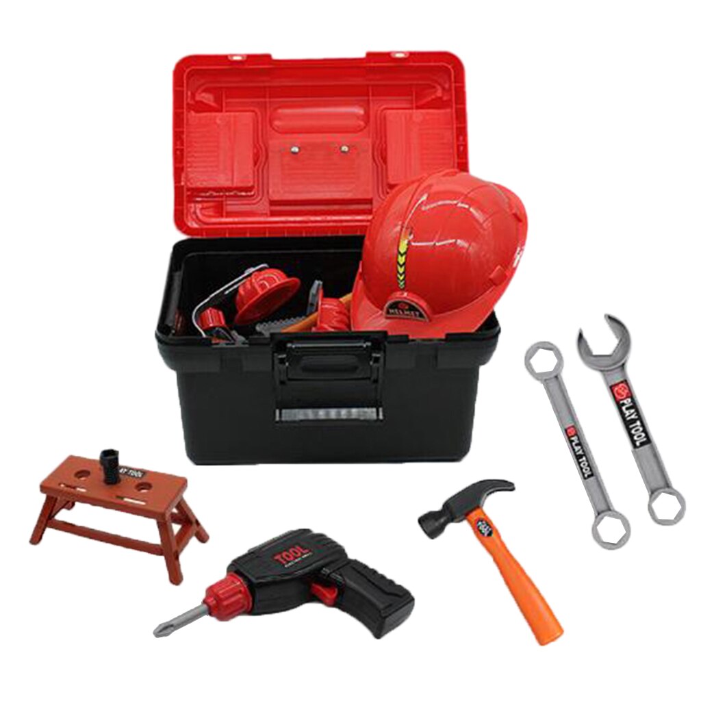 Kids Tool Set with 42 Tools Accessories Role Play ... – Grandado