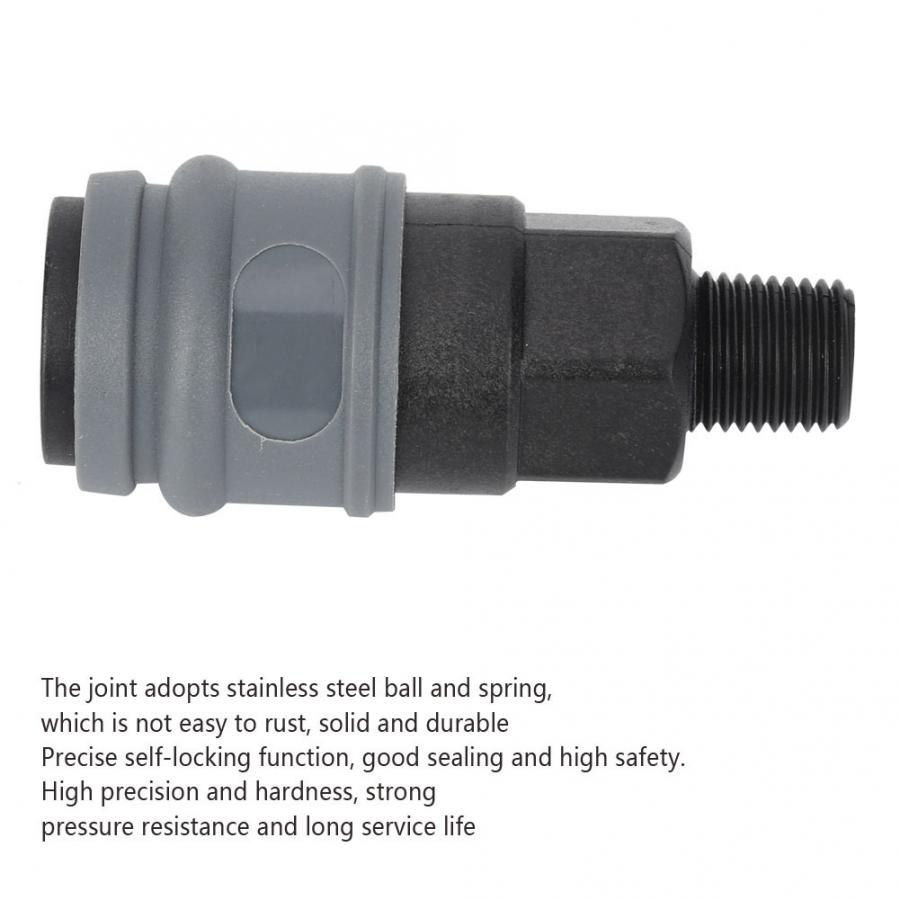 Quick Connectors Plastic Steel C Type Self-Lock Jo... – Grandado