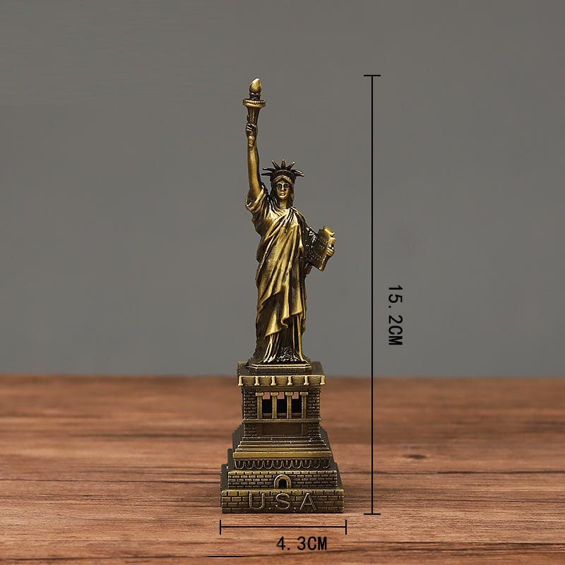 2 Colors Metal Statue of Liberty Model Decoration ... – Grandado