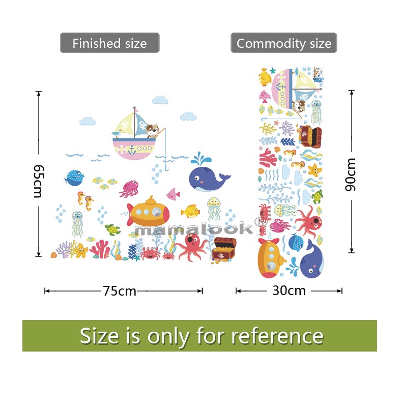 Onderwater Vis Bubble Muurstickers Voor Kinderen K... – Vicedeal