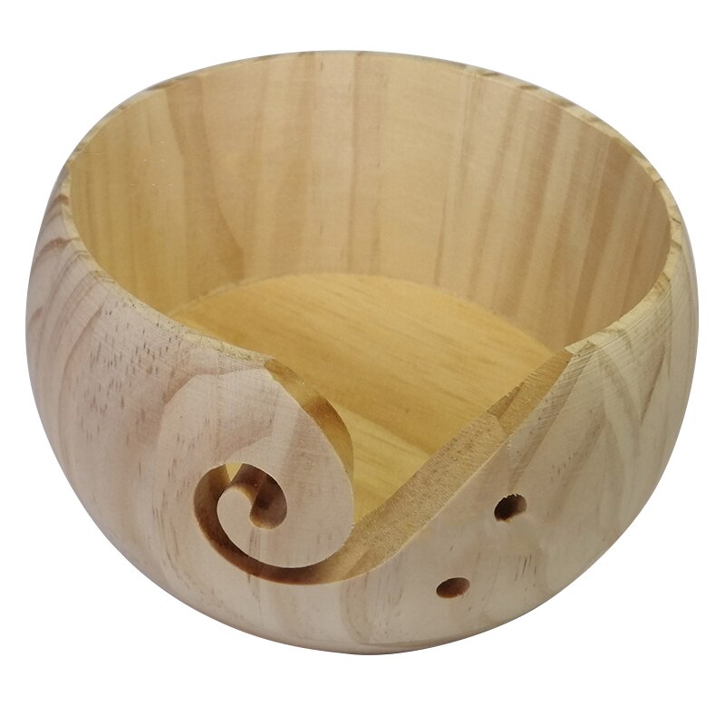 Houten Garen Kom Hout Haak Breiwol Tool Organizer ... – Vicedeal