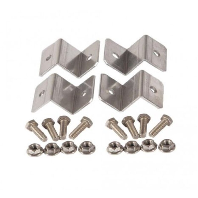 Z Bracket Solar Mount Kit, 4 solar brackets with N... – Grandado
