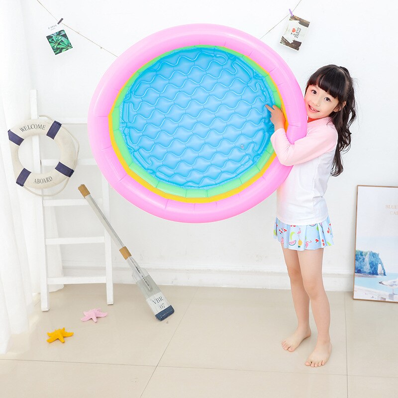 Inflatable Swimming Pool Round Three-color Childre... – Grandado