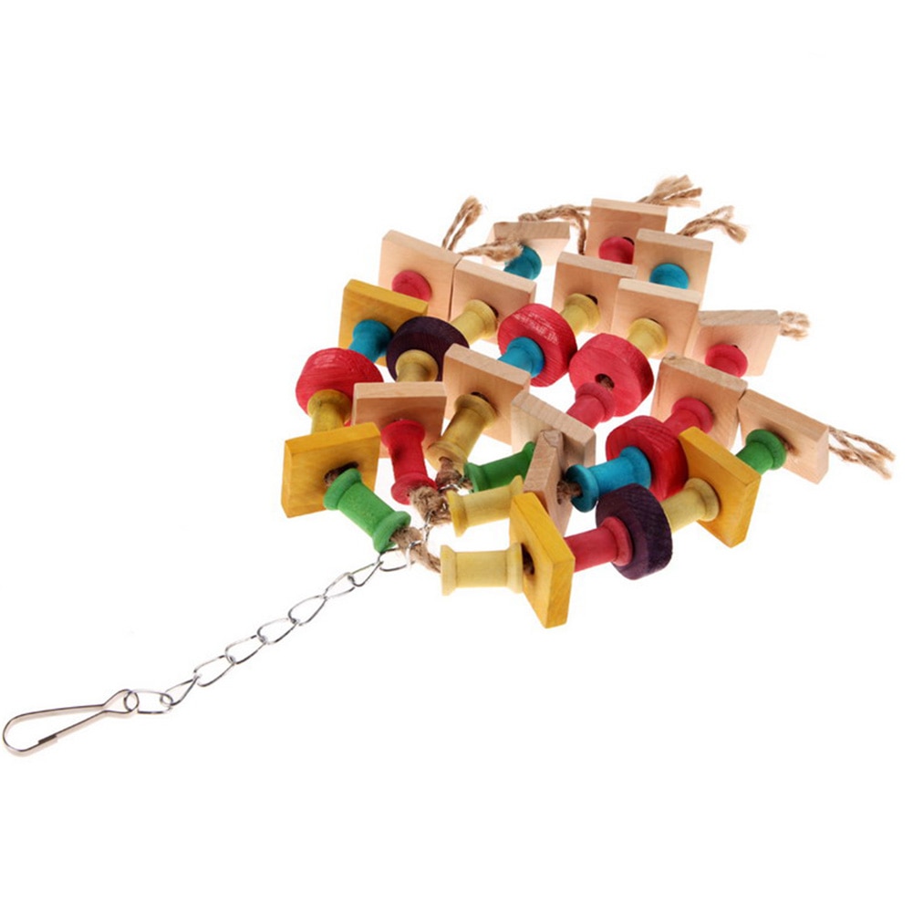 Colorful Parrot Toys Macaw Cage Chew Bird Toys For... – Grandado