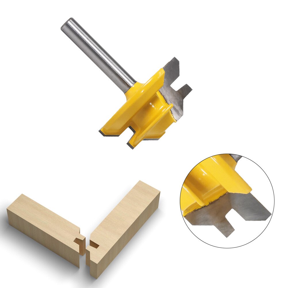 45 Degree - Up to 3/4" Stock Lock Miter Router Bit... – Grandado