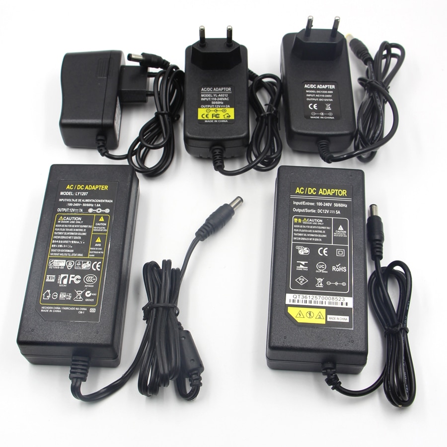 LED Power Supply AC DC 5V 12V 24V power Adapter 1A... – Grandado