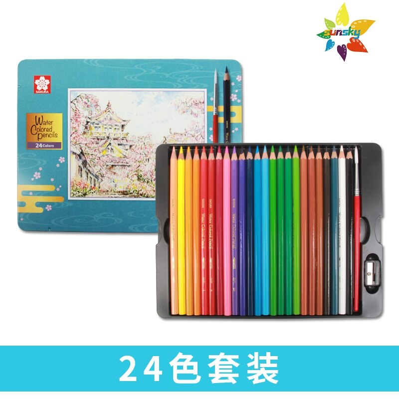 Sakura Aquarel Potloden 24/36/48 Kleuren, 3.7Mm Ge... – Grandado
