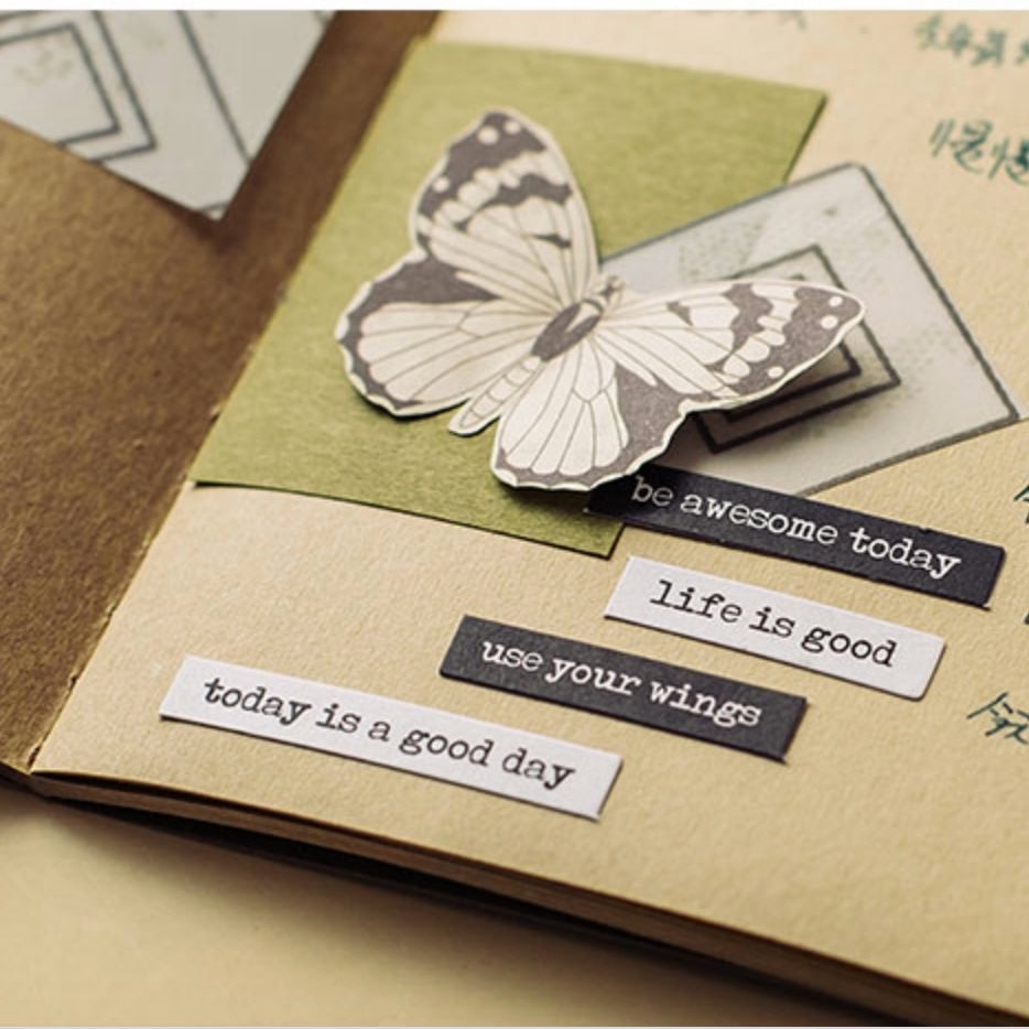 4pcs Words Stickers for Scrapbooking DIY Projects/... – Grandado