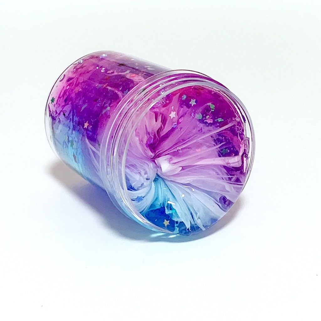 Non-Toxic Clear Slime Beautiful Color Mixing Cloud... – Grandado