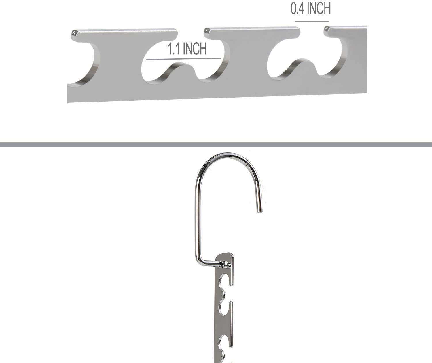 Metal Magic Hangers Space Saving Hangers Closet Sp... – Grandado