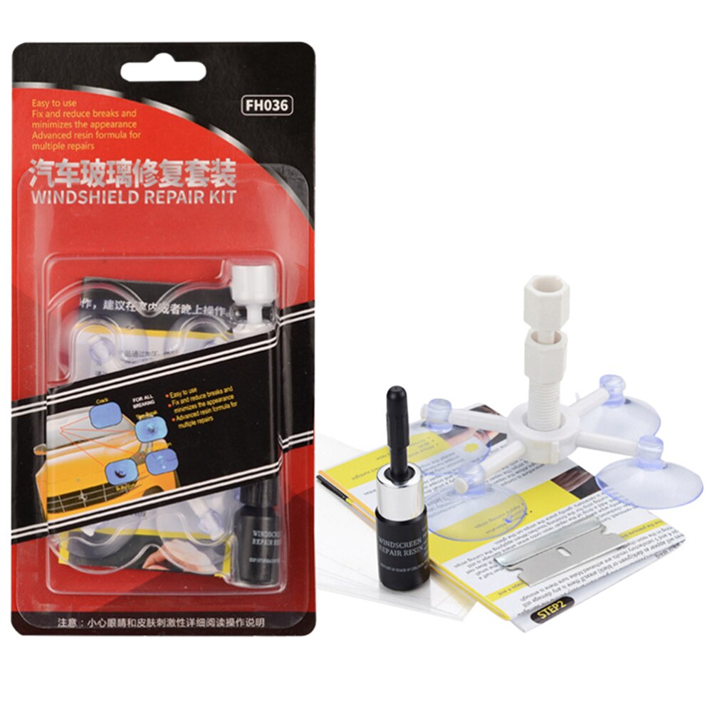 1 Set Auto Glass Repair Kit DIY Windshield Repair ... – Grandado