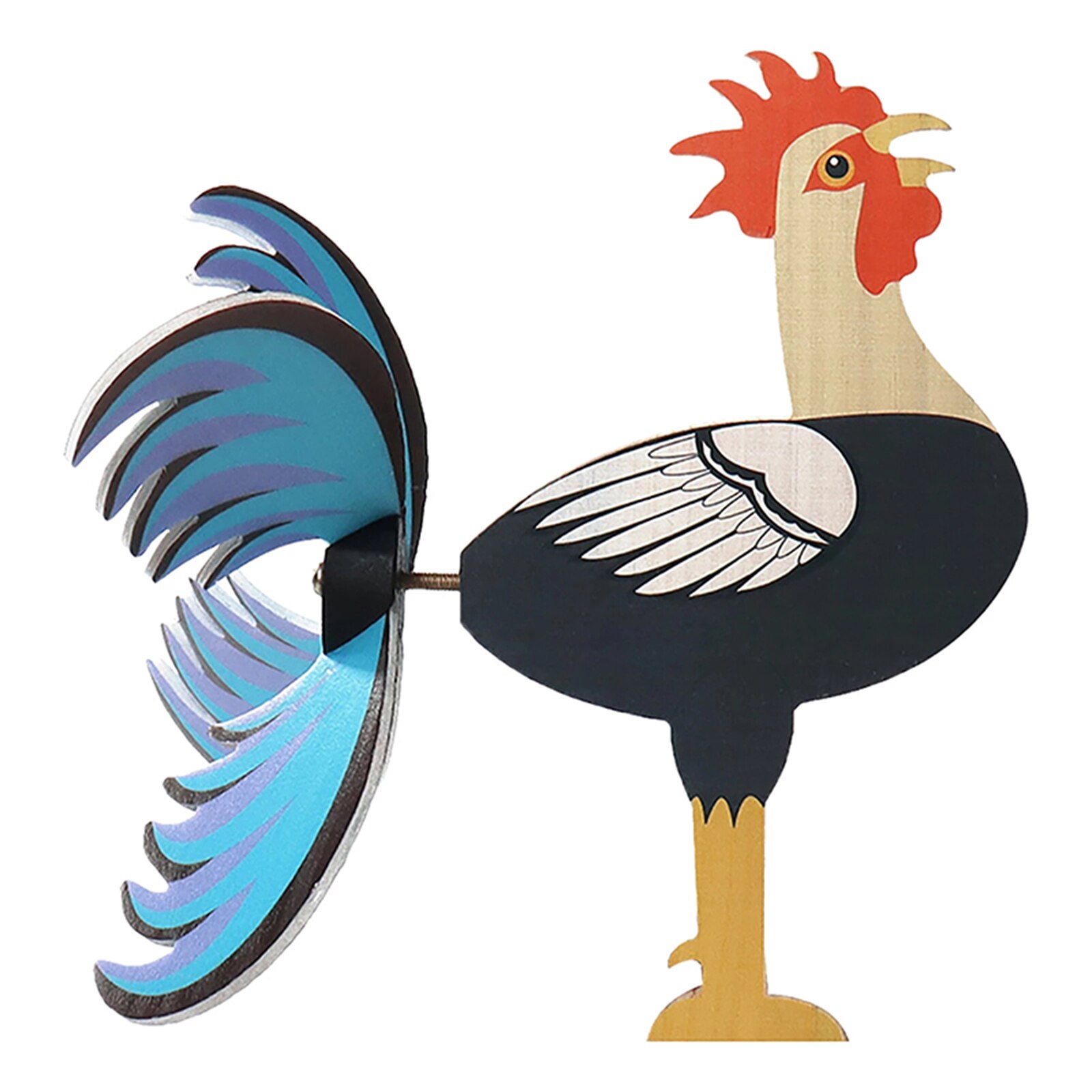 Rooster Windmill Garden Courtyard Farm Decor Yard ... – Grandado