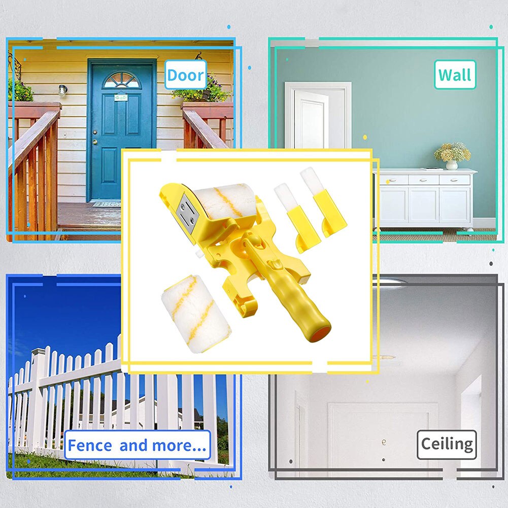 Clean-Cut Edger Roller Borstel Set Handheld Proffe... – Grandado