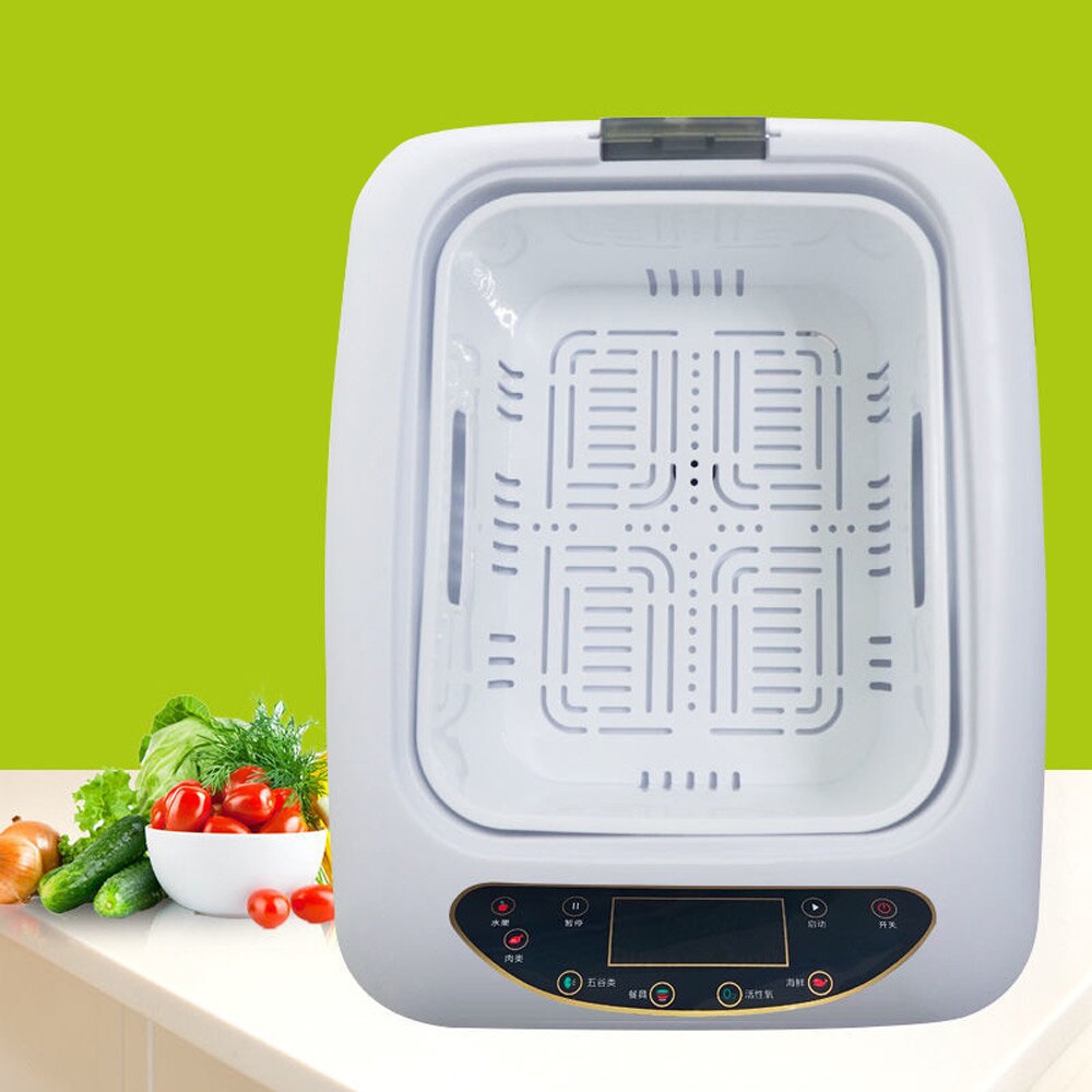 220V 60W 12L Vegetable washing machine kitchen foo... – Grandado