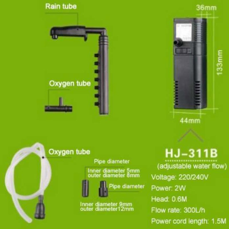 mini fish aquarium tank pump nano building interna... – Grandado