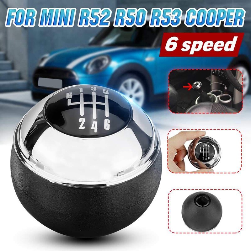 6 Speed Auto Manual Pookknop Lever Shifter Knop Vo... – Grandado