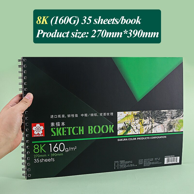 8K/16K Coil Sketchbook Diary Sketch Painting Journ... – Grandado