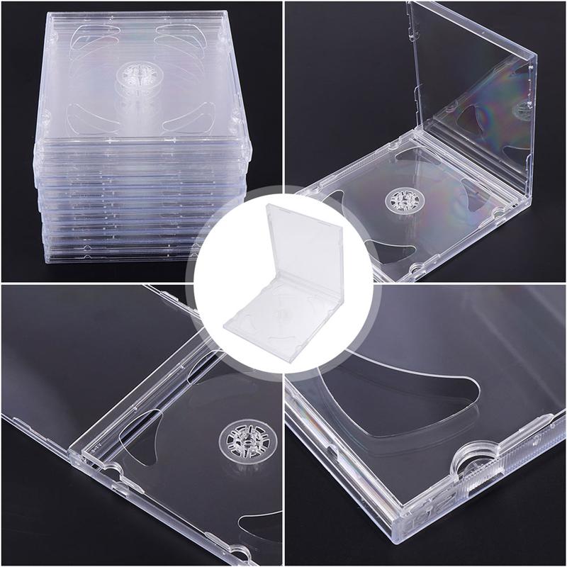 25PCS Clear CD Cases DIY DVD Packages Portable DVD... – Grandado