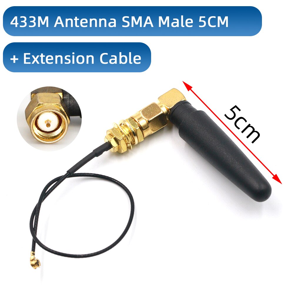 Conector macho SMA 3dBi de Antena de 433 MHz, 433 ... – Grandado