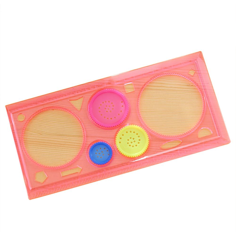 2pcs Painting Ruler Four-Color Transparent Million... – Grandado