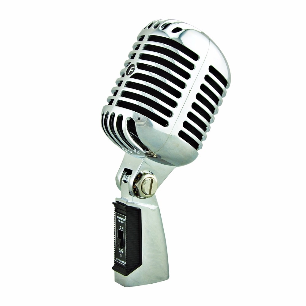 FREEBOSS FB-W01 Wired Dynamic Retro Microphone Vin... – Grandado