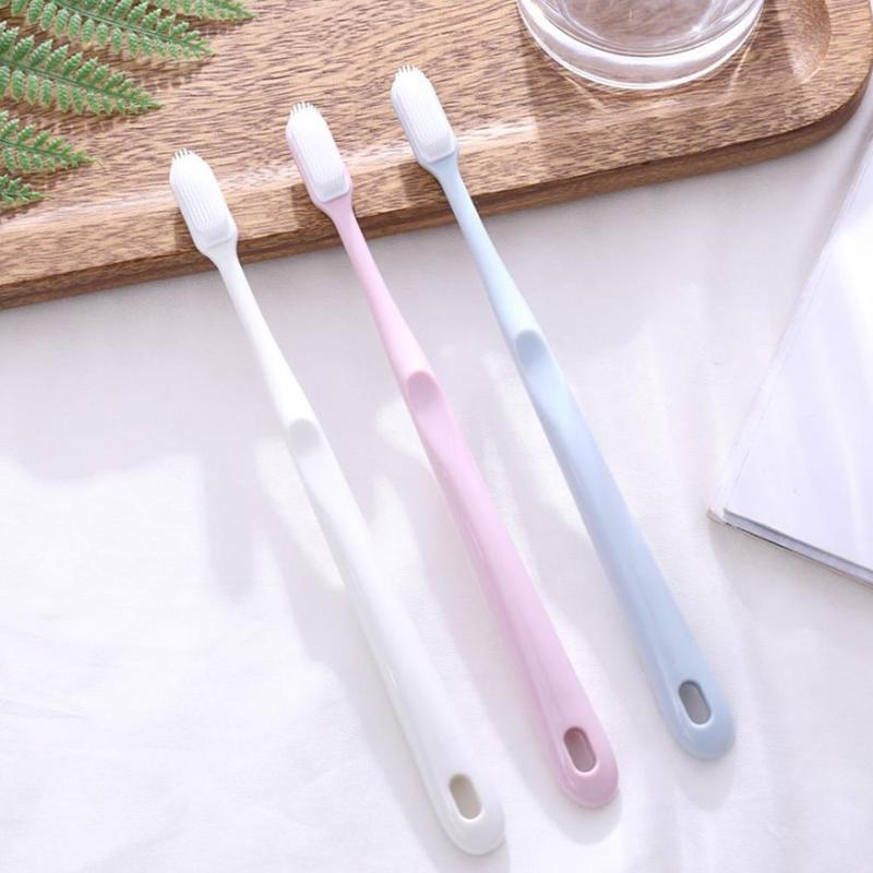 3Pcs Nano Soft Toothbrush Ceramic Color Clean Tong... – Grandado