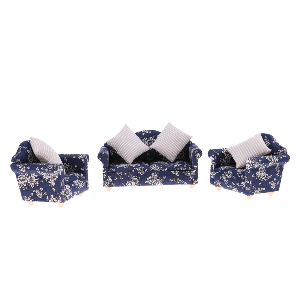 1/12 Dolls House Furniture Living Room Sofa Armcha... – Grandado