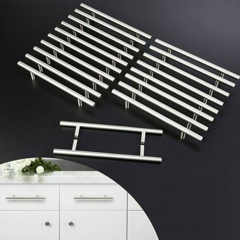 Rvs Kast Handvatten Diameter 10 Mm Keuken Deur T B... – Vicedeal