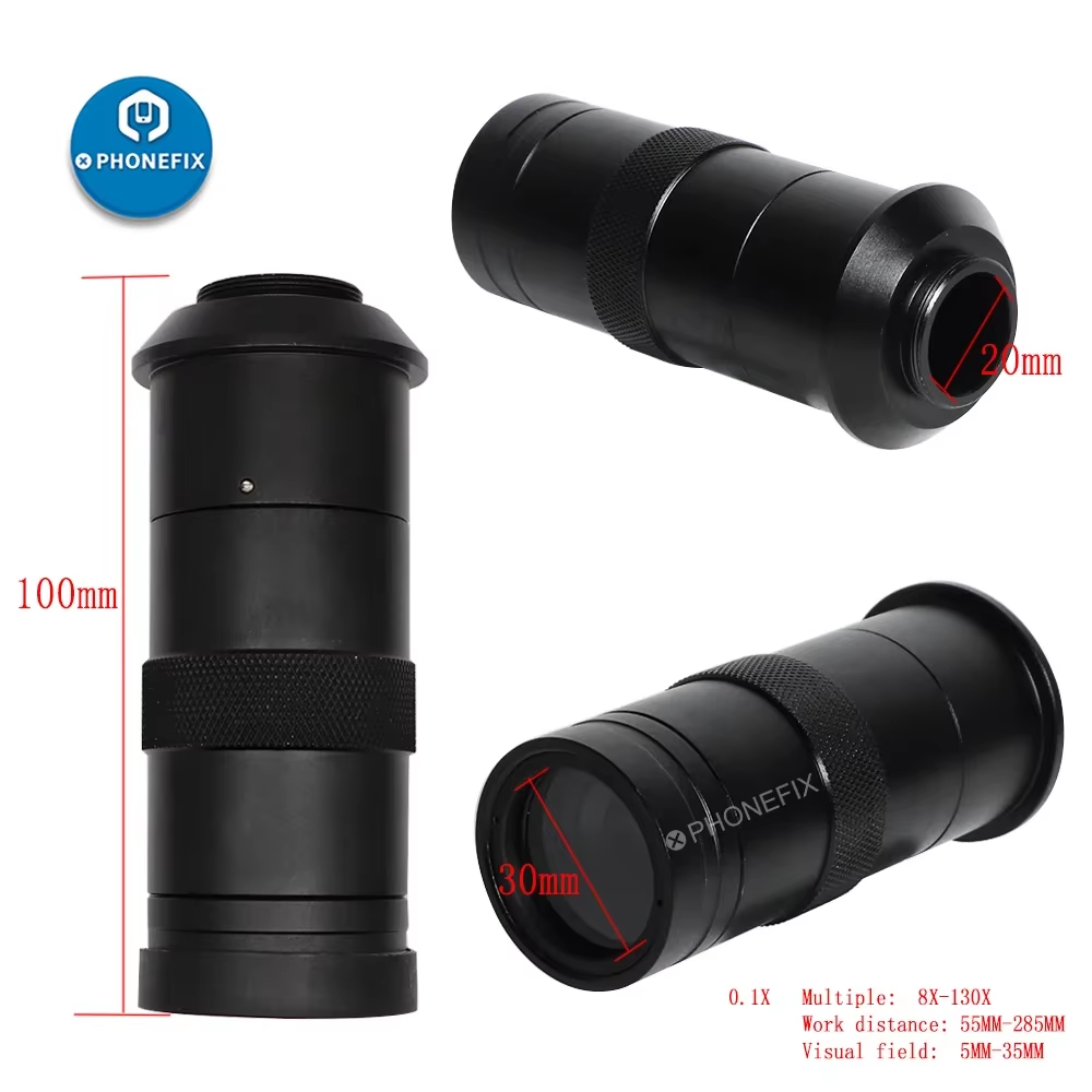 8x-130x Zoom C-Mount Lens Vergroting Verstelbare F... – Vicedeal