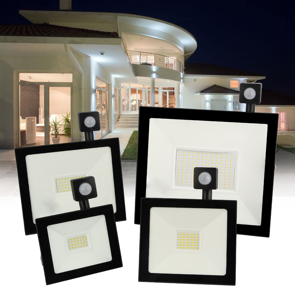 Led Floodlight Motion Sensor Reflector Lamp SpotLi... – Vicedeal
