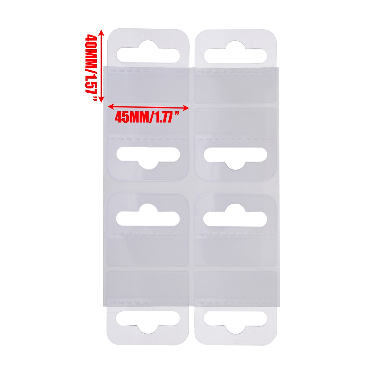 200pcs PVC Slot Hole Adhesive Hang Tabs Tags Hook ... – Grandado