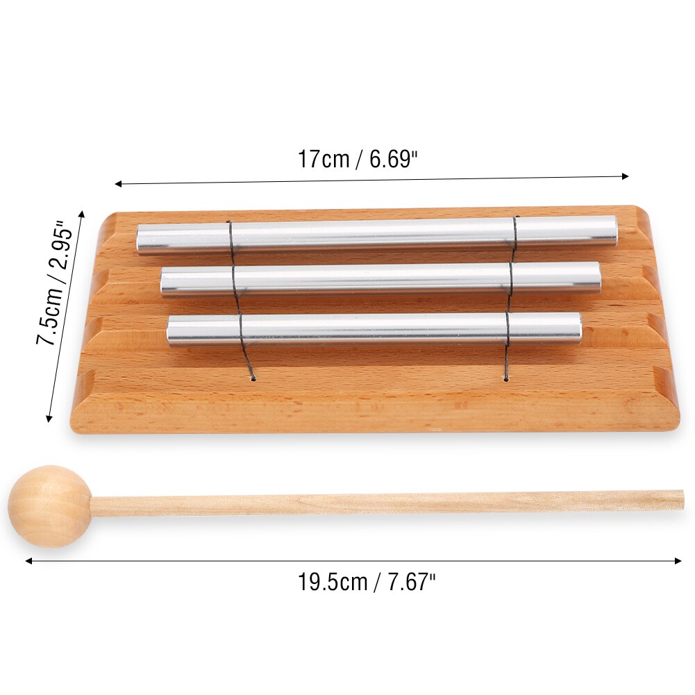 3-Tone Percussion Instrument with Mallet Musical E... – Vicedeal
