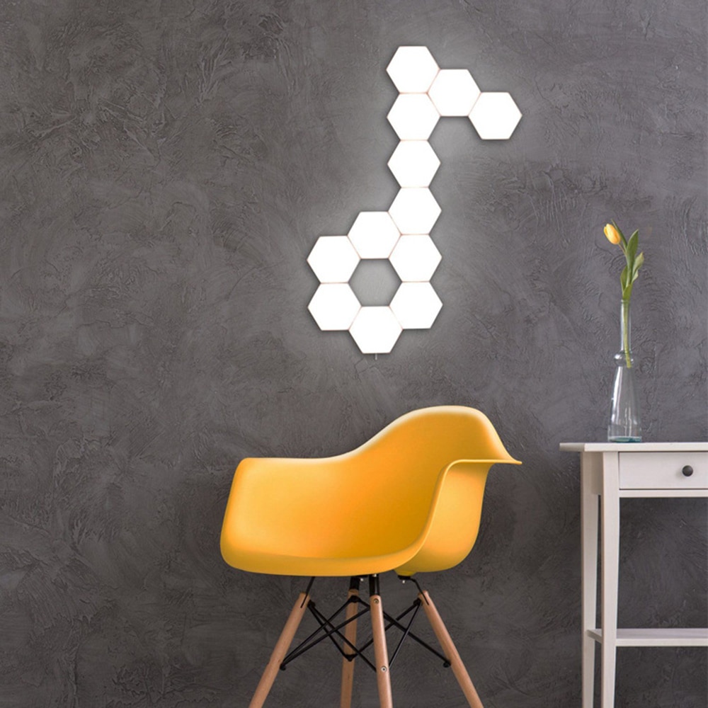 Quantum Light Led Mosaic Hex Light Modular Touch S... – Grandado