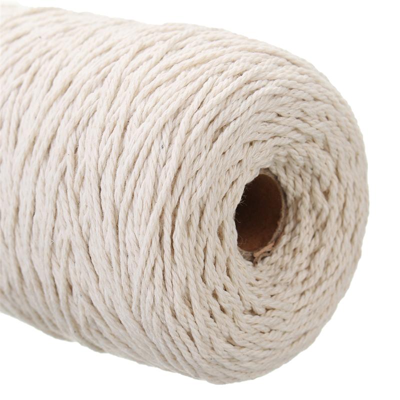 1Mm X 400M Beige Wit Katoen Gevlochten Touw Touw C... – Grandado