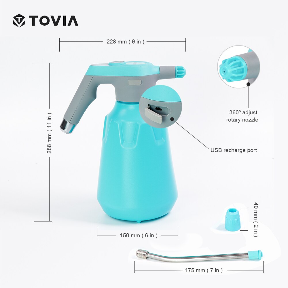 T TOVIA Cordless Electric Sprayer Mister Automatic... – Grandado
