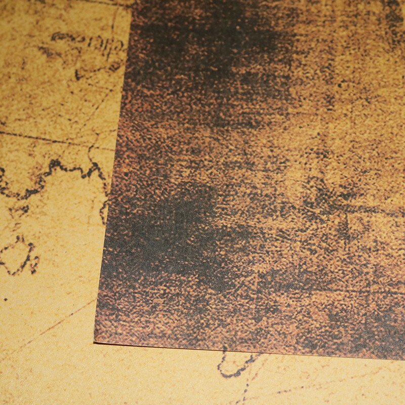 Vintage Map 2 pcs Poster Kraft paper 72.5*51.5cm S... – Grandado