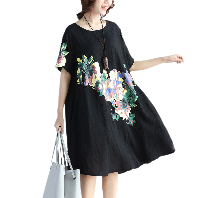 Plus Size Jurken Voor Vrouwen Zomer Jurken Folk Pr... – Vicedeal