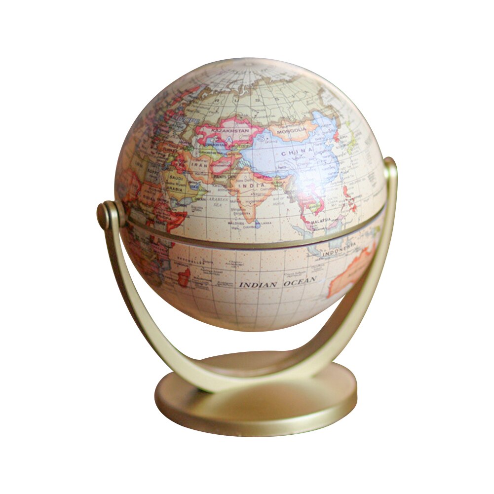 Rotating Globe Model Retro English World Map Child... – Grandado