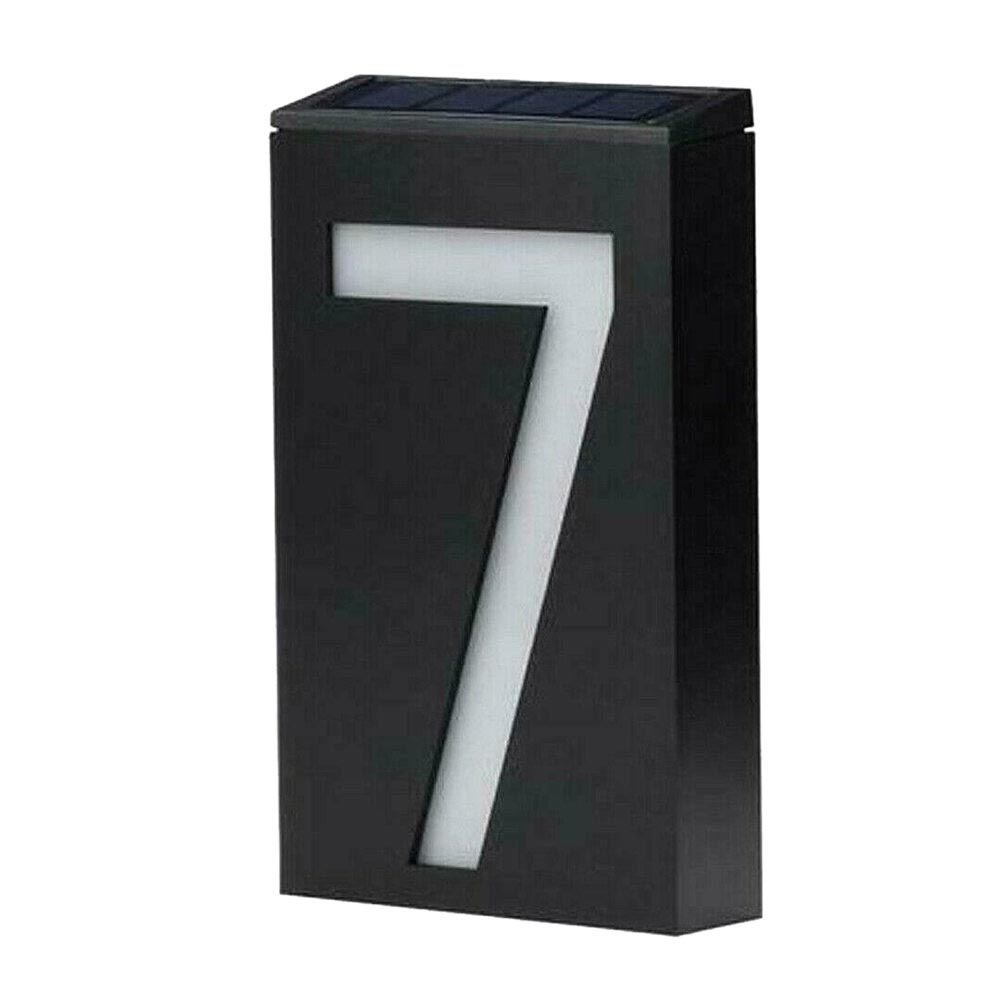 LED Solar Power Light Sign House Number Door Addre... – Grandado