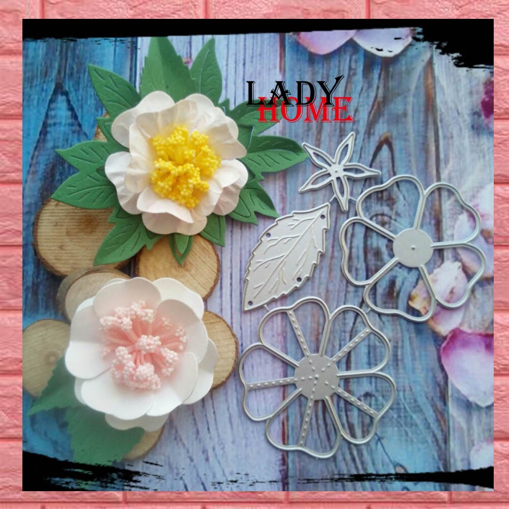 Leaf Flowers Craft Metal Cutting Dies Mold Punch S... – Grandado