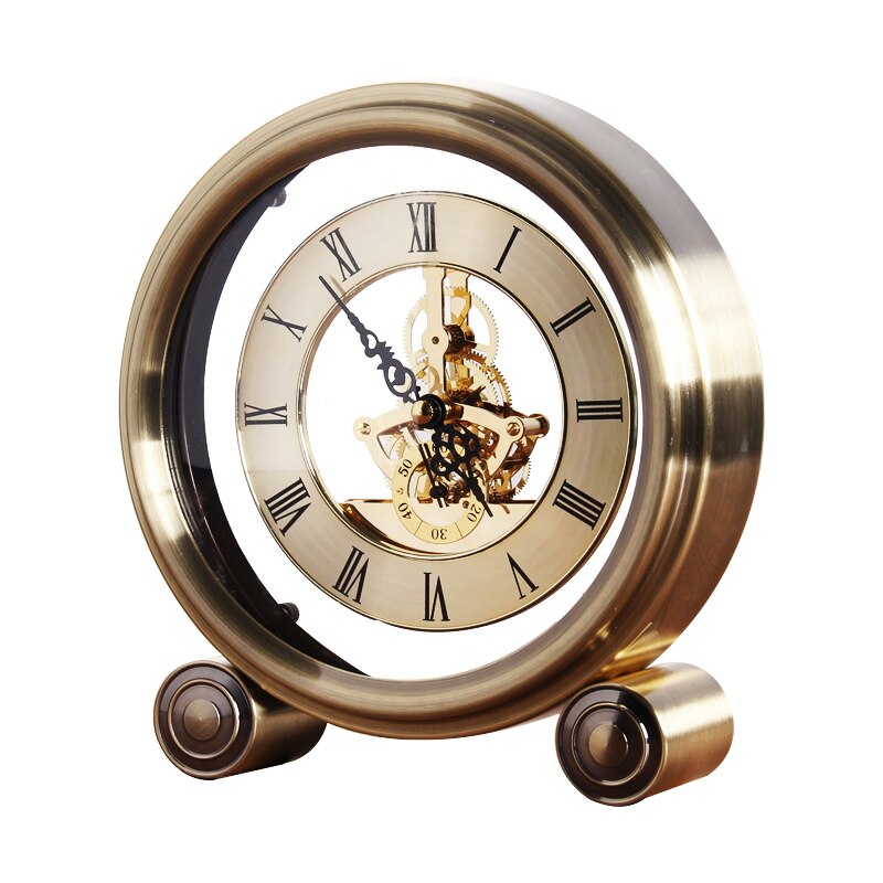 Retro Metal Table Clock Modern Desk Watch Clock Ho... – Grandado