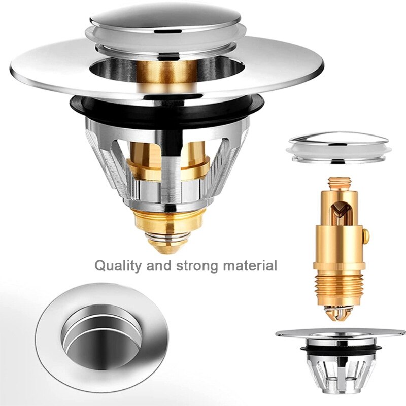 Y1QB Removable Vanity Vessel Sink Drain Plug Bounc... – Vicedeal