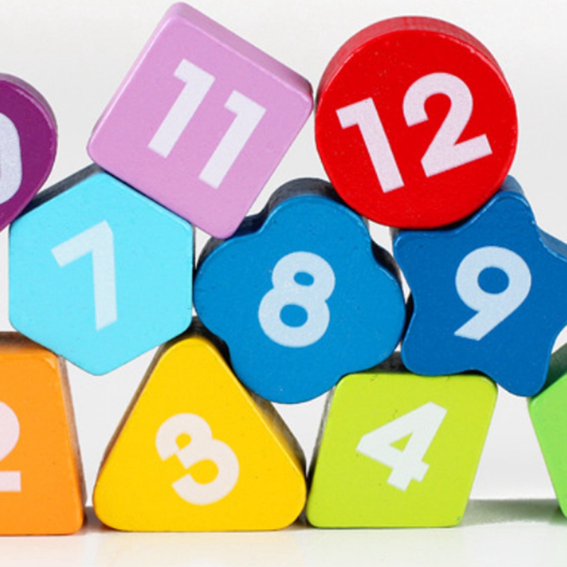 Wooden Color Clock Puzzle Teaching Time Sorting Nu... – Vicedeal