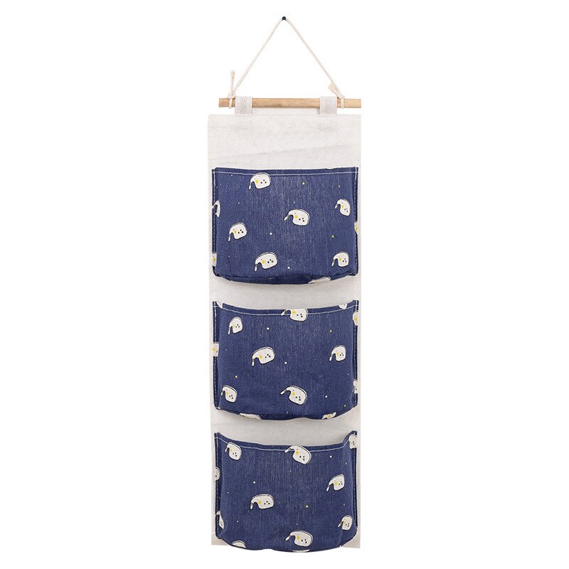 Fabric Hanging Bag Living Room Storage Basket Mult... – Vicedeal