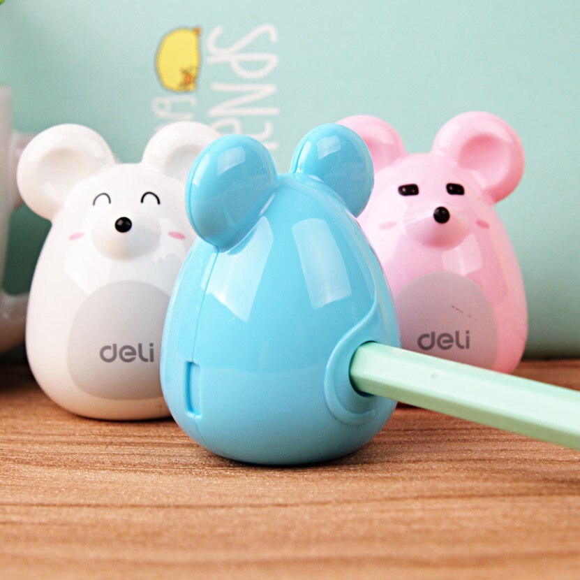 Deli Cute Kawaii Lovely Plastic Mouse Manual Penci... – Grandado