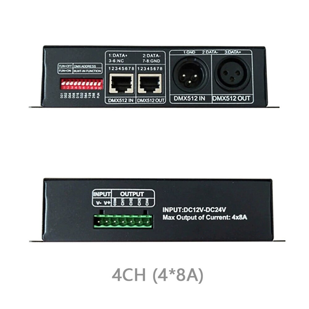 Rgb Rgbw Dmx512 Muziek Decoder Led Strip Dmx Contr... – Vicedeal