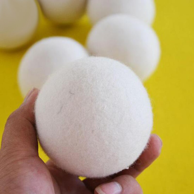 5pcs Reusable Wool Dryer Balls Natural Fabric Virg... – Grandado