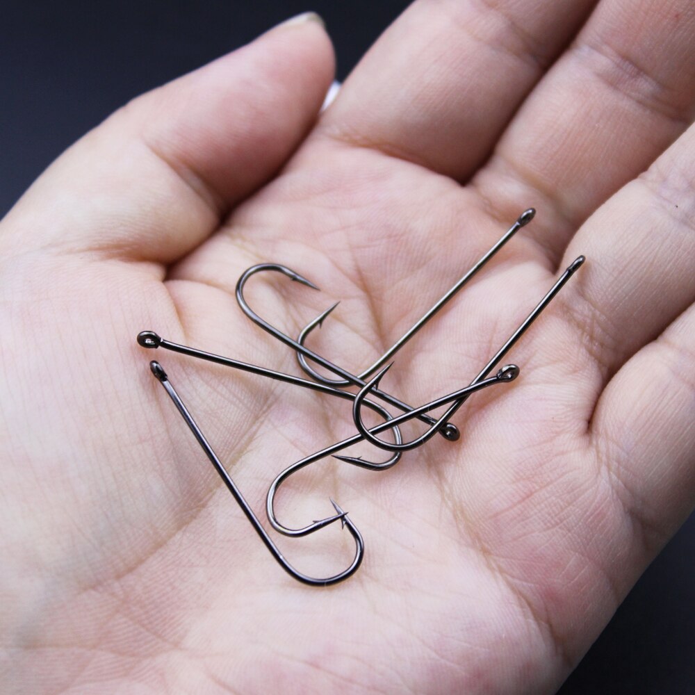 10pcs / 30pcs fishing hooks Long Fish Round Bent J... – Grandado